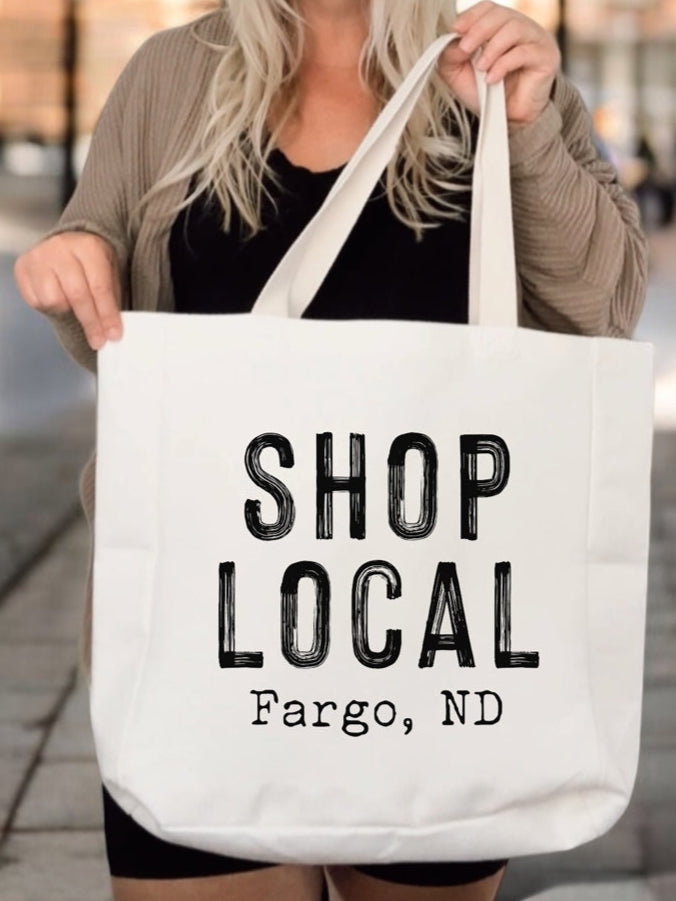 Shop Local Tote Bags | Small Business Tote Bags | Custom Location Tote ...