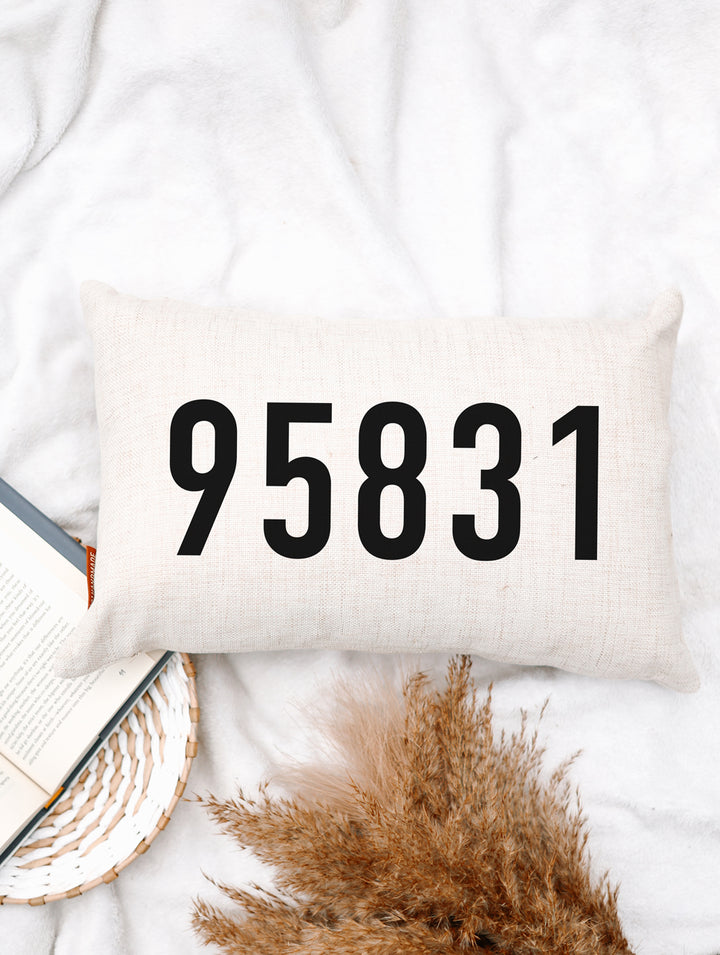 Original Zip Code Pillow – 521handmade