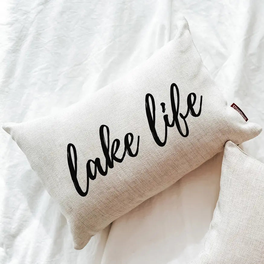 Lake Life Pillow – 521handmade